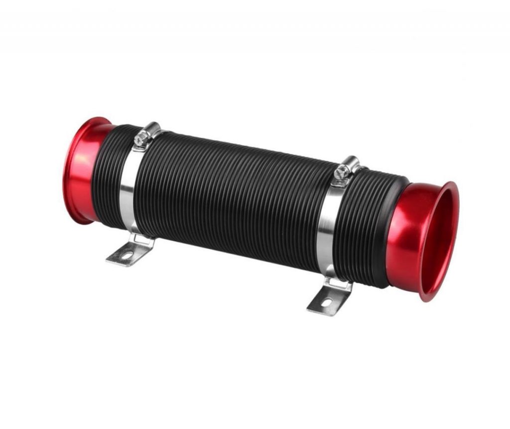 Universal Turbo Intake Pipe 76mm Multi Flexible Red - Mr Sensors N ...